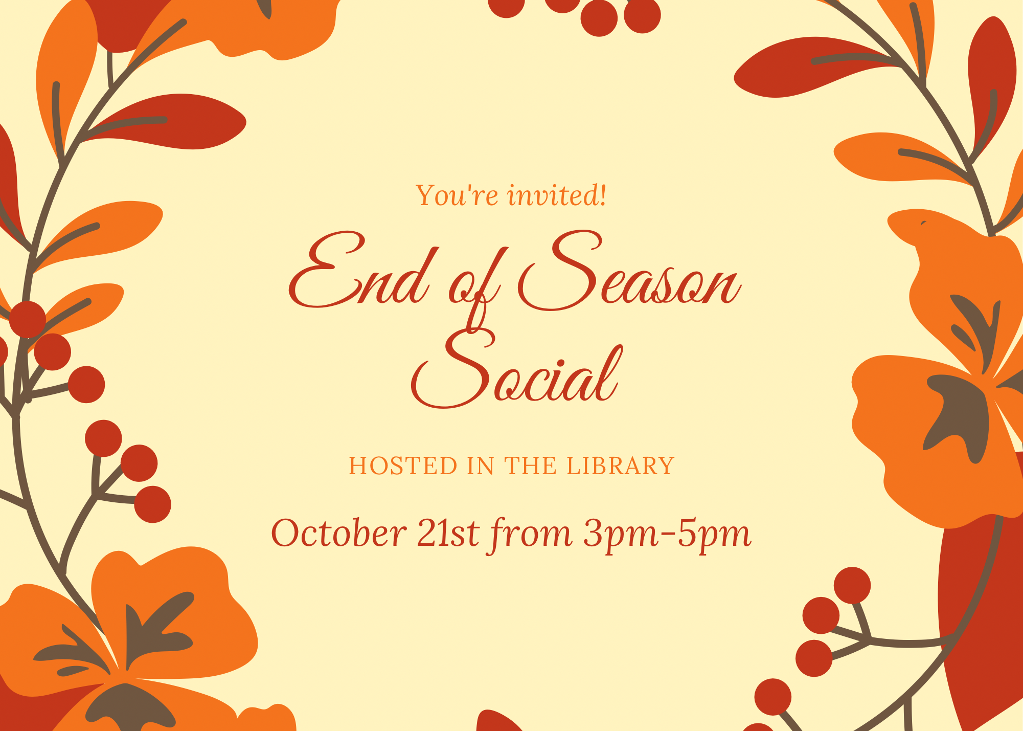 Upcoming Exhibition & Social Event